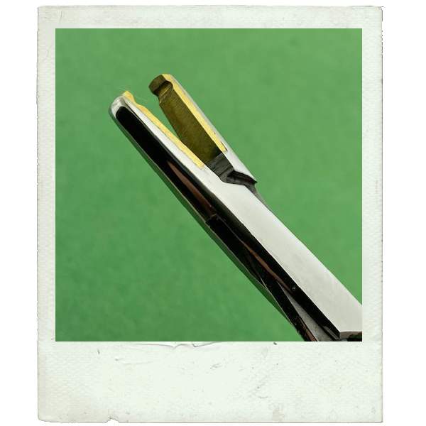 5.5" BRASS DERMAL NOTCHED FORCEPS LONG NOSE - Industrial Strength ...